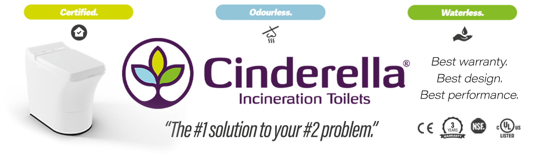 Cinderella Incinerating Toilets for Off-Grid Living — The Cabin Depot