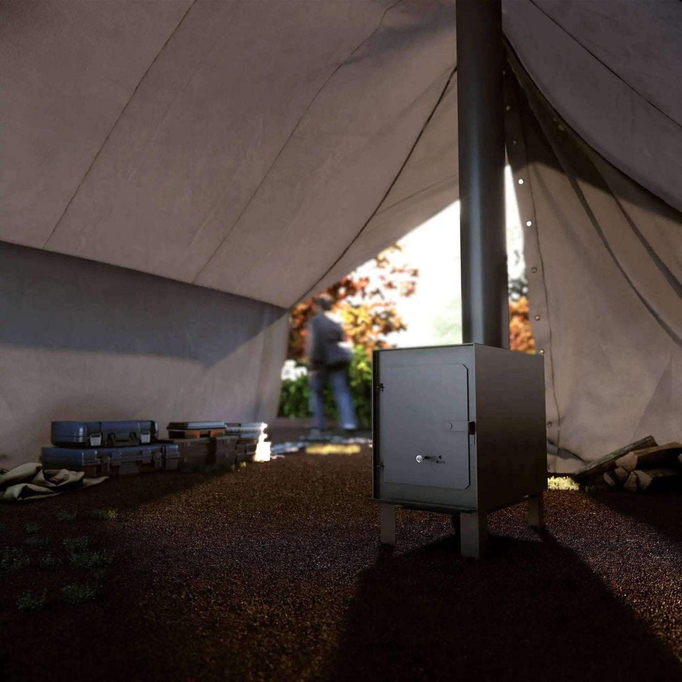 Drolet Hunter Camp Stove - Off-Grid Ready — The Cabin Depot