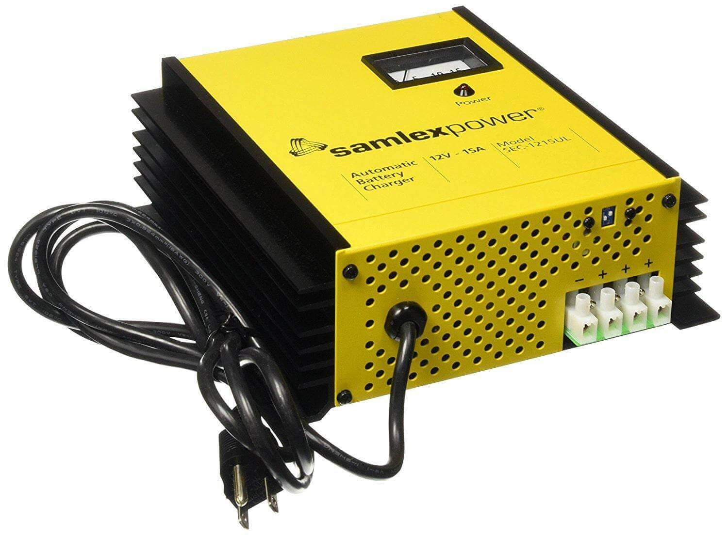 Samlex 12V 15A SEC Battery Charger - Off-Grid Ready — The Cabin Depot